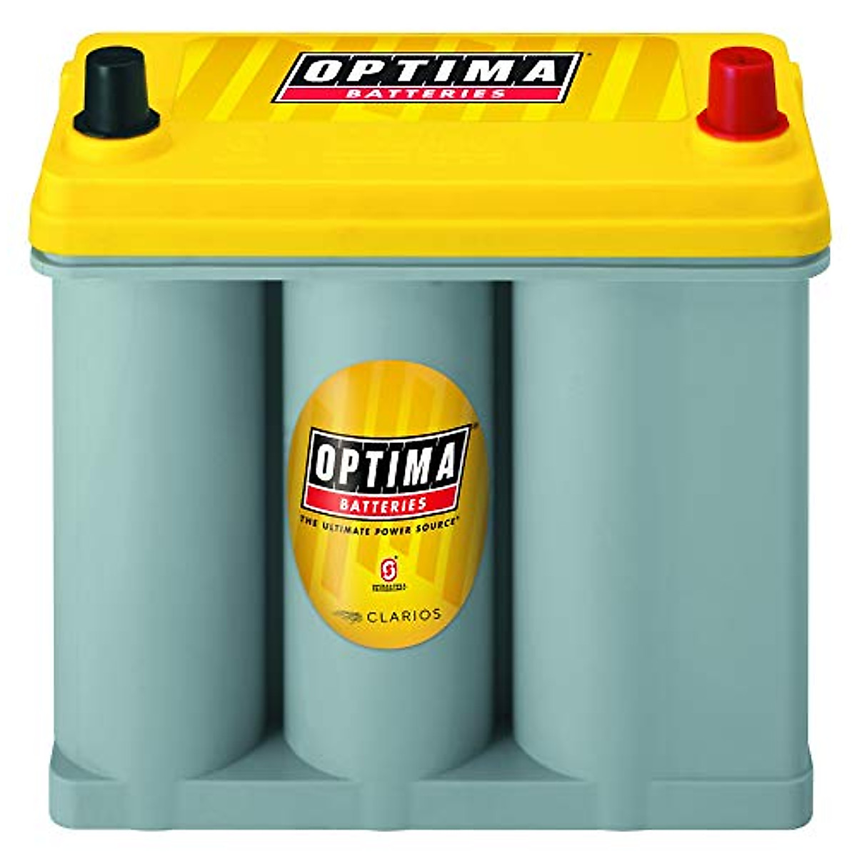 OPTIMA Batteries High Performance D51R YellowTop Dual Purpose Sealed AGM Car, Truck and SUV Battery, 450 CCA, Maintenance Free, Versitile Mounting