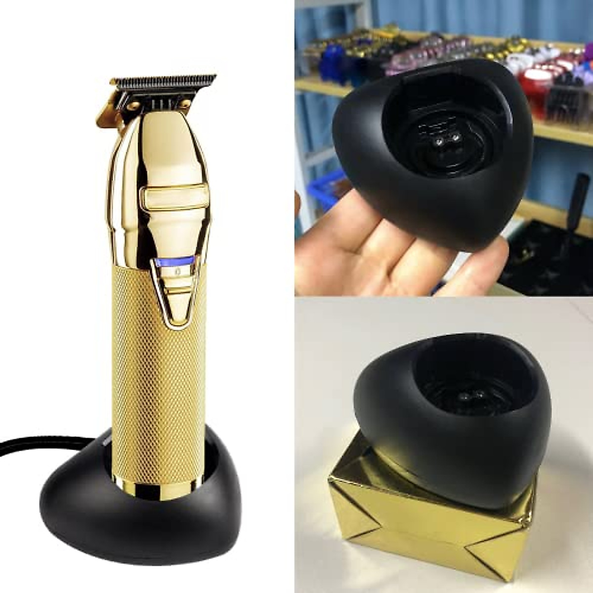 Hair Clipper Charging Stand for Babyliss FX 8700GCN 787GCN Electric Trimmer Charging Replacement Accessory Standing Charger Base Barber Cutting Tools