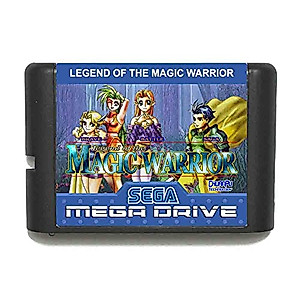 Brave Battle Saga Legend of the Magic Warrior 16 bit MD Game Card For Sega Mega Drive For Genesis-NTSC-J