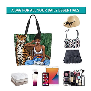 African Tote Bag For Women Black Women Beach Bag Black Tote Bag For Women African American Handbags