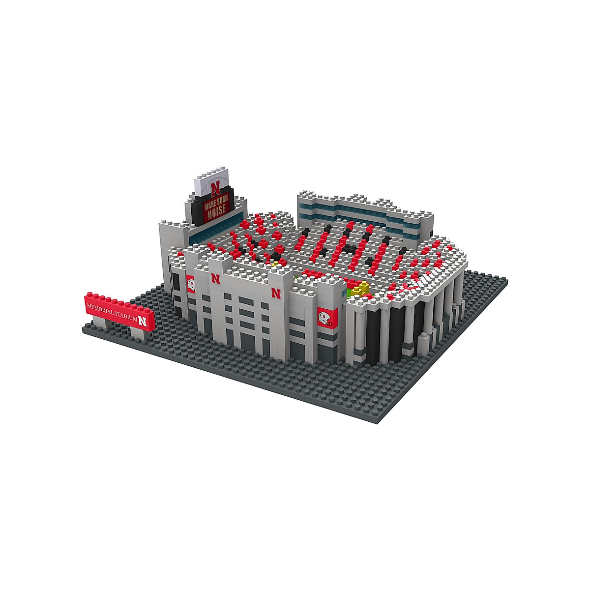 FOCO Nebraska Cornhuskers NCAA Mini BRXLZ Stadium - Memorial Stadium