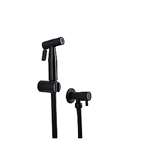 JIYTG Thermostatic Chrome Bidet Douche Set Spray Gun 304 Stainless Steel Bidet Sprayer Toilet Flushing Body Cleaner