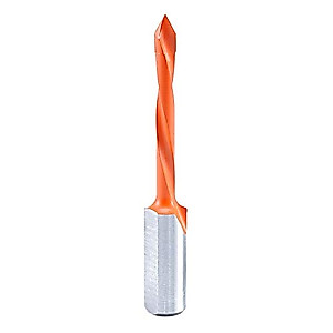 Amana Tool - 414005 Carbide Tipped Through-Hole Boring Bit L/H 5mm Dia x 70mm Long x 10mm