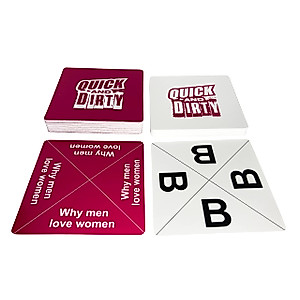 Quick And Dirty - Original + Girls Night Edition [2 Game Bundle]