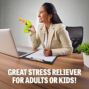 Hog Wild Bigfoot Ball Popper Toy - Includes 4 Soft Foam Balls - Squeeze to Pop Air Powered Balls Up to 20 Feet - Launcher Safe for Indoor/Outdoor Play - Party Favor Gift for Kids, Girls, Boys Ages 5+