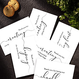 Spercy 18 Wedding Vendor Thank You Cads, Card for Wedding Photographer, Wedding Planner Card, Card For Florist, Band, Officiant, Hair Stylist