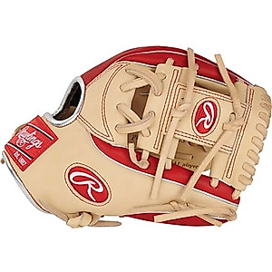 Rawlings | HEART OF THE HIDE R2G Baseball Glove | Right Hand Throw | 11.5" - Pro I-Web | Camel/Scarlet