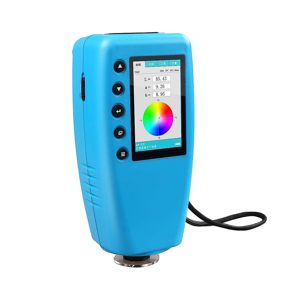 Color Meter Tester Colorimeter 4mm Caliber for Materials Like Textile Plastics Paints with Light Source D65