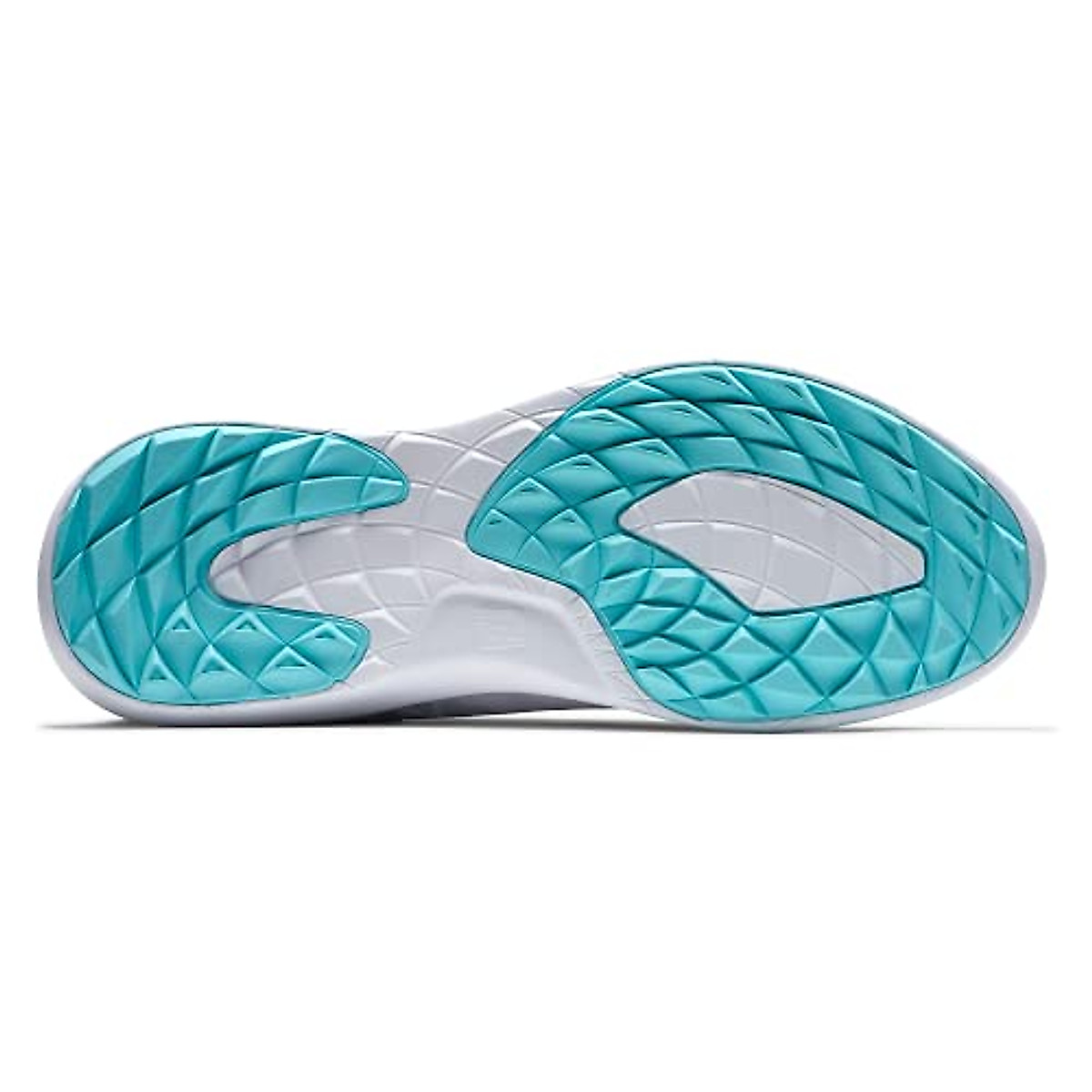 FootJoy Women's FJ Flex Golf Shoe, White/Grey/Leopard, 9