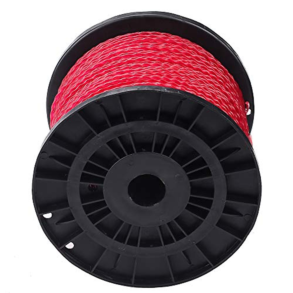 Dalom 2.7 mm/.105" Round Trimmer Line Round Twist 3lbs 690-Feet Red Color Includes Cutting Tool Weed String Trimmer Edger Line
