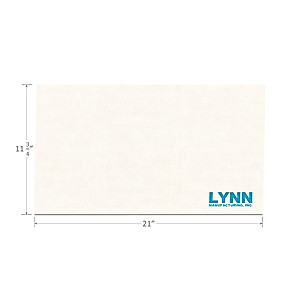 Lynn Manufacturing Universal Baffle Board, 2100F, 21'' x 11-3/4'' x 1/2'', for Wood Stove, High Temperature Rated, Ceramic Fiber Alternative, Rigid, 2250A