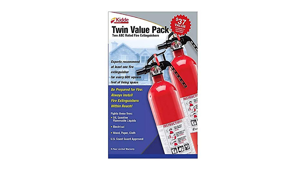 Kidde 2 Pack Fire Extinguishers - Safety for Your Home