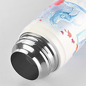 Everyday Delights Disney Frozen Elsa Anna Olaf Stainless Steel Insulated Water Bottle 500ml White