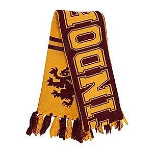 elope Harry Potter Gryffindor House Reversible Knit Scarf for Adults and Kids Standard