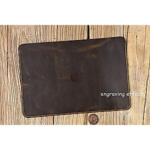 Handmade leather new macbook pro sleeve case for 13 14 15 16 inch macbook/vintage distressed leather macbook air 13 11 sleeve case MACX05S