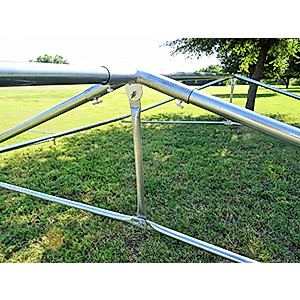 20'x20' PVC Party Tent (FR) - Wedding Canopy Shelter White - Fire Retardant