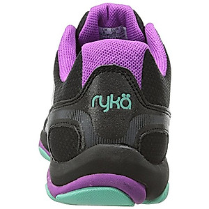 Ryka Women's Influence Black/Sugar Plum/Vivid Aqua Training Shoe 8.5 M US
