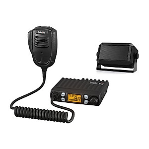 Radioddity CB-27 Pro 40-Channel Mini Mobile CB Radio with AM/FM Instant Emergency Channel 9/19, 4W Power Output, VOX, RF Gain, with 5W Mini Mobile Radio External Speaker