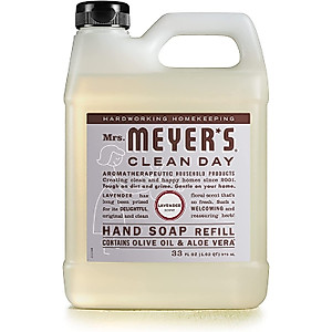 Mrs. Meyer's Liquid Hand Soap New Everyday 6 Scent Variety Pack Refills, 1 Rainwater, 1 Oat Blossom, 1 Plumberry, 1 basil, 1 lavender, 1 Lemon Verbena, 1 CT