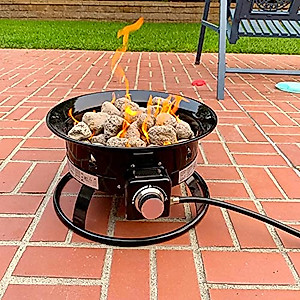 GASPRO 12FT Propane Regulator Hose with Gauge, Fit for Propane Fire Pit, Propane Patio Heater, Gas Grill and More, Low Pressure, 3/8" Female Flare