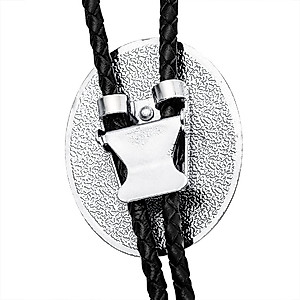 HUABOLA CALYN Handmade Bolo tie- Unique Luminous Stone Native American White 3D Scorpion Animal Bolo tie for Men