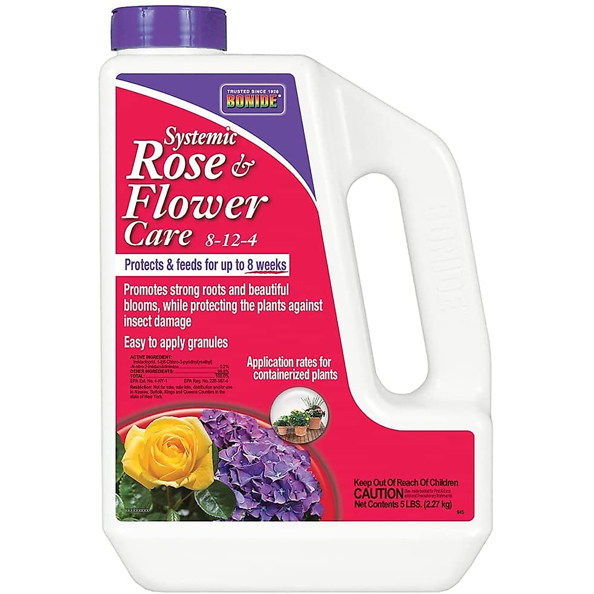 Bonide Products 945 Systemic Rose And Flower Care 8-12-4