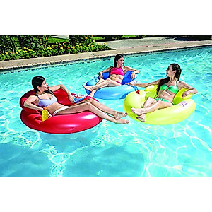 Poolmaster Yellow Water Pop Mesh Pool Lounge