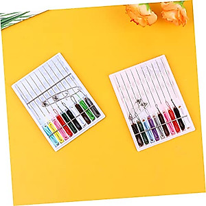 EXCEART 4 Boxes Set T Tool Tools Needles Needle and Thread Sewing Travel