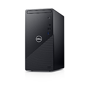 Dell Inspiron 3891 Compact Tower Desktop - Intel Core i5, 16GB DDR4 RAM, 256GB SSD, 1TB SATA HDD, Intel UHD Graphics 630, 2Yr OnSite, 6 Months Migrate Services, Windows 11 Home