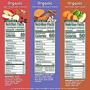 Sprout Organic Baby Food, Stage 2 Pouches, 12 Flavor Fruit Veggie & Grain Variety Sampler, 3.5 Oz (Pack of 12)