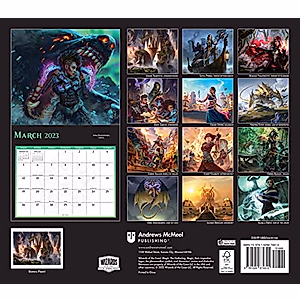 Magic: The Gathering 2023 Deluxe Wall Calendar