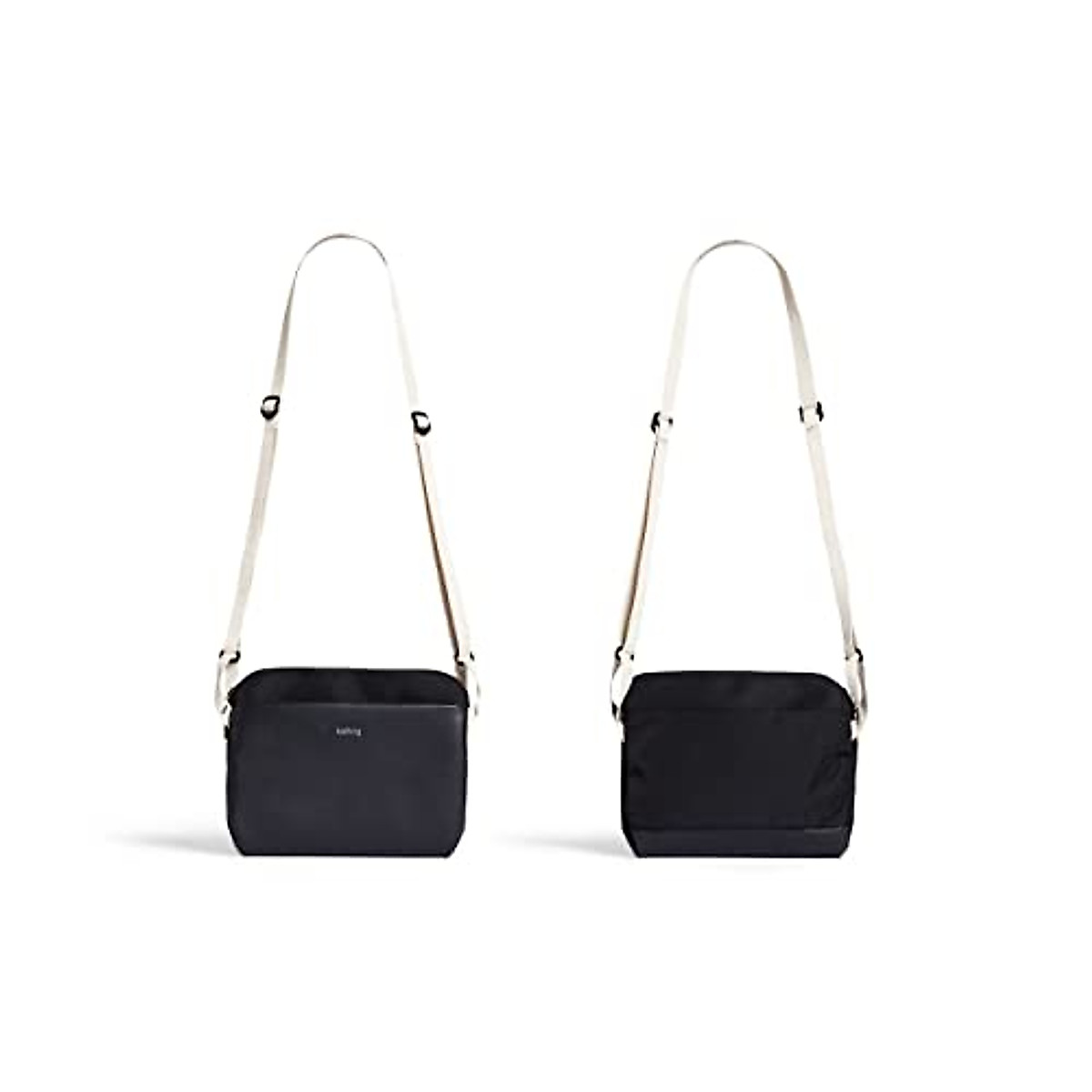 Bellroy City Pouch Plus Premium – (Slim Leather Crossbody Bag) - BlackSand