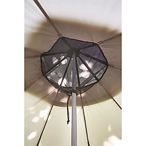 Guide Gear 10' x 10' Teepee Tent for Adults Outdoor Camping, 2-Person, Instant Easy Set-Up Waterproof 4-Season Tents for Backpacking, Hiking