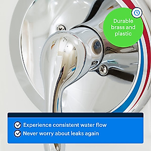 1222 Replacement Cartridge – Aftermarket Replacement Compatible with One-Handle Posi-Temp Faucets & Moen Tub Shower | Durable Brass & Plastic