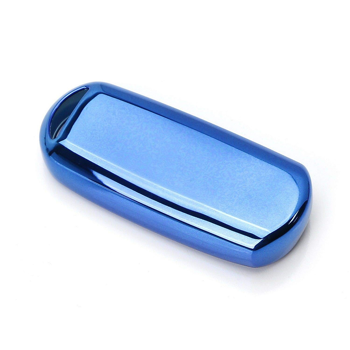 Xotic Tech Blue Soft TPU Key Fob Shell Skin Cover, Compatible with Mazda 3 5 6 8 CX-30 CX3 CX5 CX7 CX9 MX5 Miata Smart Keyless Entry Key