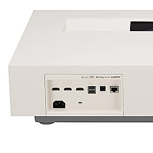 LG HU915QE Ultra Short Throw 4K UHD (3840 x 2160) 3Ch Laser Smart Homer Theater CineBeam Projector with Up to 3700 ANSI Lumens, and webOS 6.0 Video, Netflix and Apple TV+
