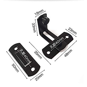 90 Degree Stainless Steel Bolt Special Door Lock, Right Angle Lock, flip Door Lock, arc Door Buckle, Wood Fence Door Lock