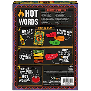 Spin Master Games Hot Words, Word Guessing Party Game, Board Game for Ages 12 & up, by Spin Master