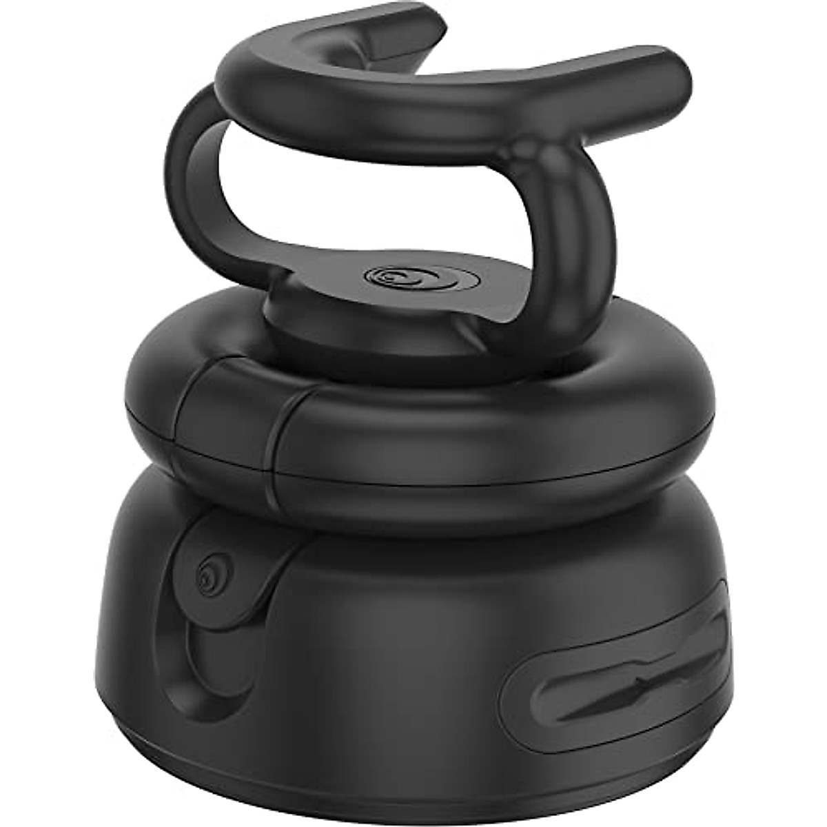 PopSockets Multi-Use Phone Mount: Dash Mount, Windshield Phone Mount, and Phone Mount for Desk - Black