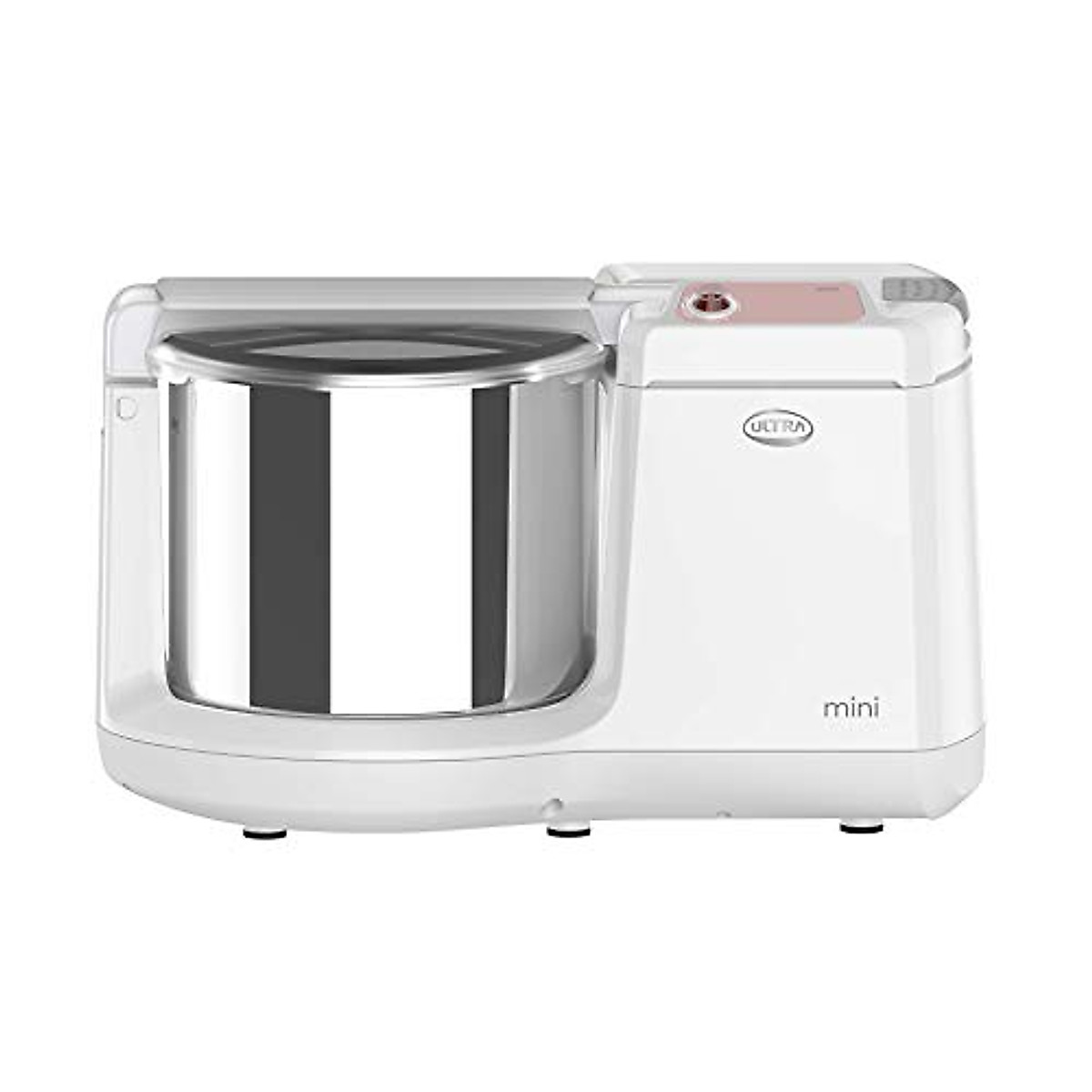 ULTRA Mini Table Top 1.25L Wet Grinder with Atta Kneader, 110-volt (New Model), white, 1.25-Liter