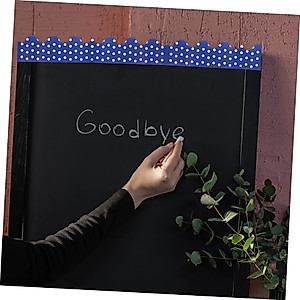 BESTOYARD 2 Rolls border stickers bulletin border strip bulletin board border poster Classroom alphabet stickers Bulletin Board Decorations primary school border paper Hemming coated paper