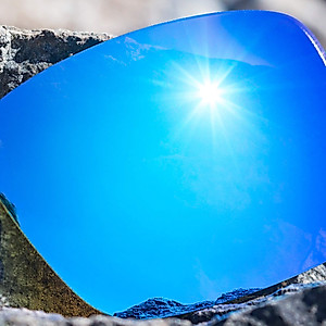 Revant Replacement Lenses for Costa Saltbreak sunglasses, UV Protection, Anti-Scratch and Impact Resistant, Polarized Ice Blue Mirrorshield