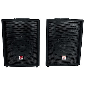 Rockville RPG2X10 Powered Bluetooth Mixer+(2) 10" Speakers+Stands+Wireless Mics