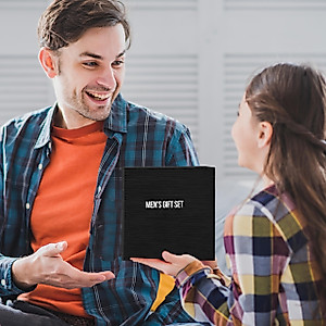 Men's Gift Set, Includes Men Apollo Body Wash Sage and Sedalwood, Men Apollo Body Spray Citrus and Madera, Bonus Party-pom Soap Saver in Gift Box, Perfect for Father's Day, Dad, Boyfriend