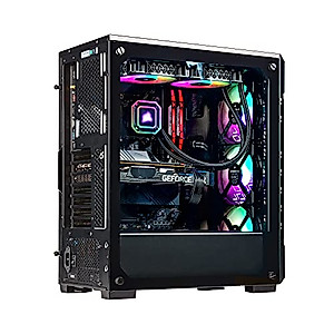 Velztorm Fenrix Prebuilt Gaming Desktop PC Liquid Cooled (Intel i9-12900K 16-Core, GeForce RTX 3070 8GB, 64GB DDR4, 2TB PCIe SSD, RGB Fans, 750W PSU, WiFi 6, BT 5.2, RJ-45, Win10Pro)