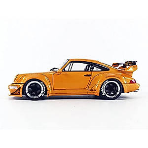Solido S1807501 1:18 2011 RWB 964-Orange Porsche Collectible Miniature car, Orange