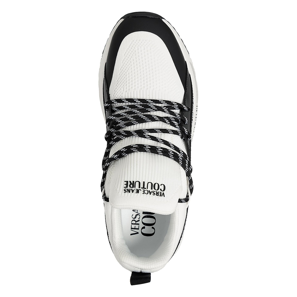 VERSACE JEANS COUTURE Men Dynamic Sneakers White - Black 8 US