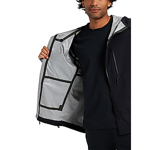 Burton Men's Standard Quick Commute Jacket, True Black, Medium