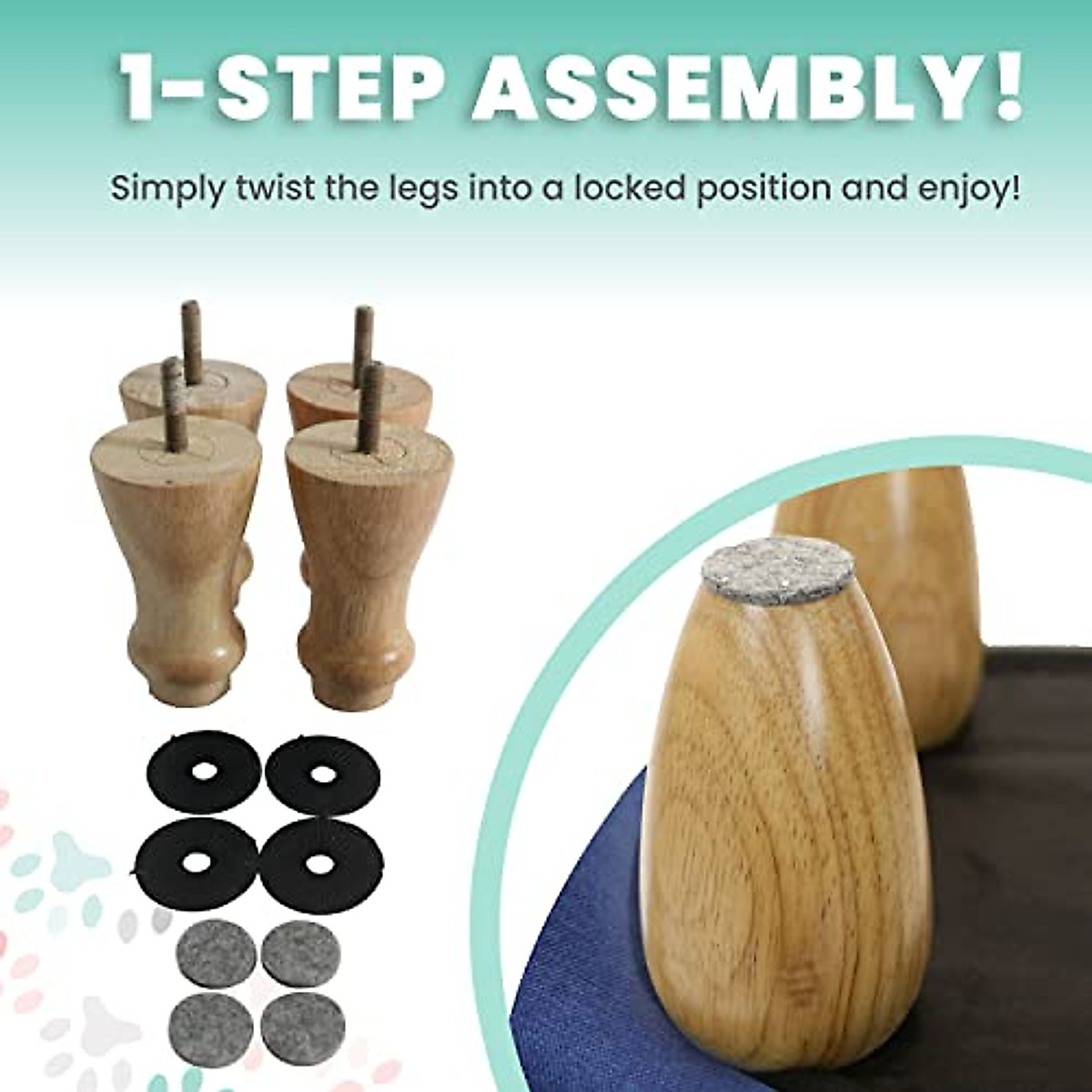 Critter Sitters 15-In. Seat Height Denim Blue Triceratops Dinosaur Animal-Shaped Storage Ottoman for Nursery, Bedroom, and Playroom, Multifunctional, Durable, and Fun Footstool for Kids and Toddlers