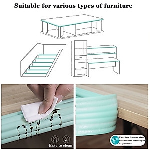 Vakerga Bunk Bed Ladder Pads Ladder Pads, Self-Adhesive Foam Padding Bunk Bed Ladder Cover Traction Treads for Ladder & Stair Edge